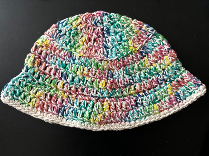 Rainbow Crochet Bucket Hat Pattern - Etsy