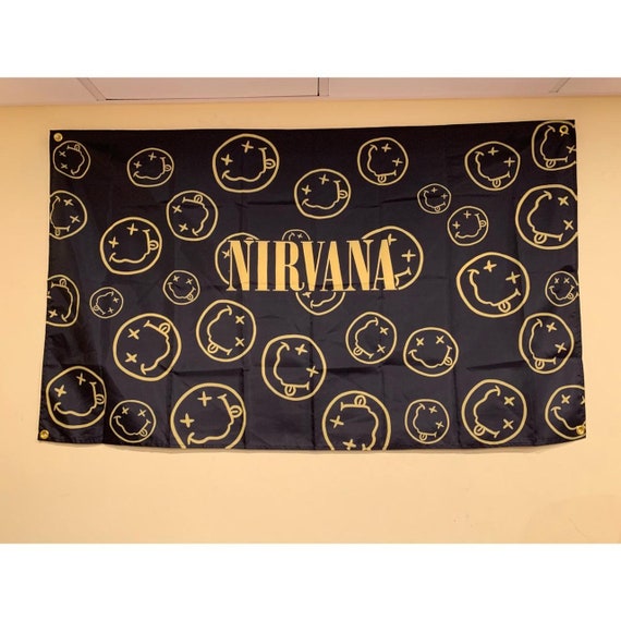 Nirvana Smiley Poster