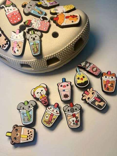 Boba Animals Croc Charms Cute Kawaii Charms - Etsy