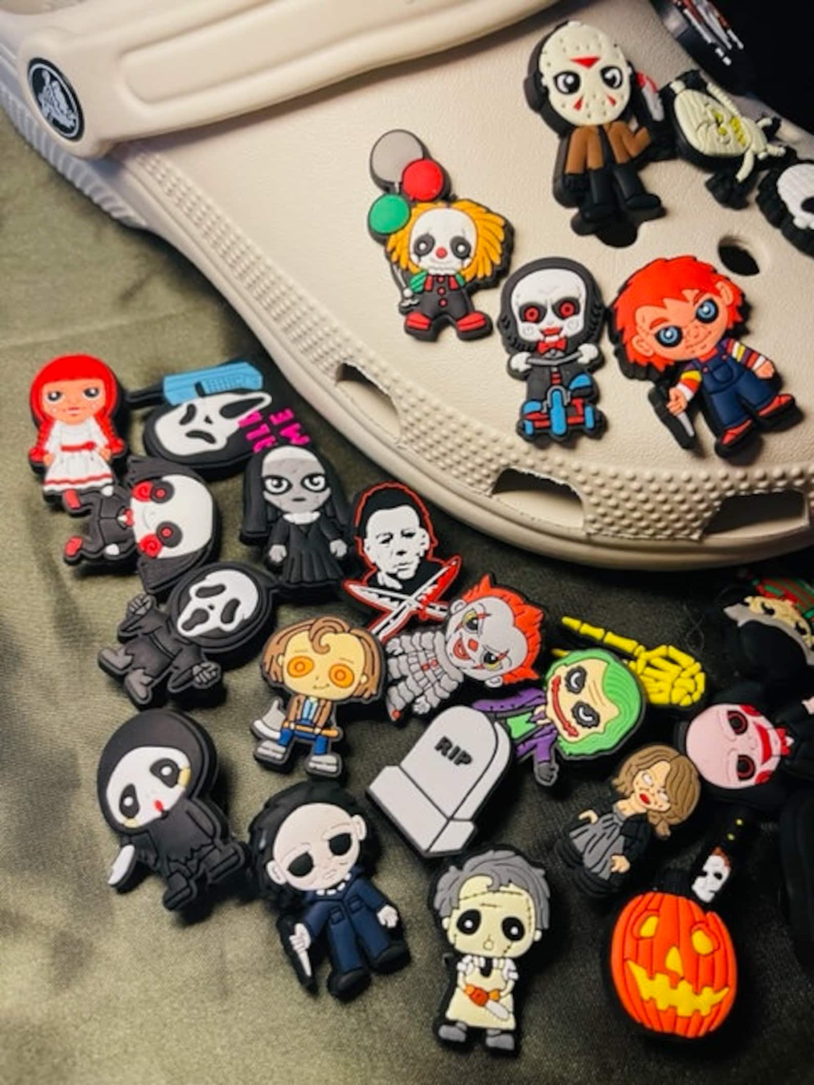 Horror Icons Halloween Croc Charms Horror Movie Croc Charms - Etsy