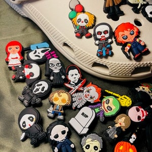 Horror Icons Halloween Croc Charms Horror Movie Croc Charms - Etsy