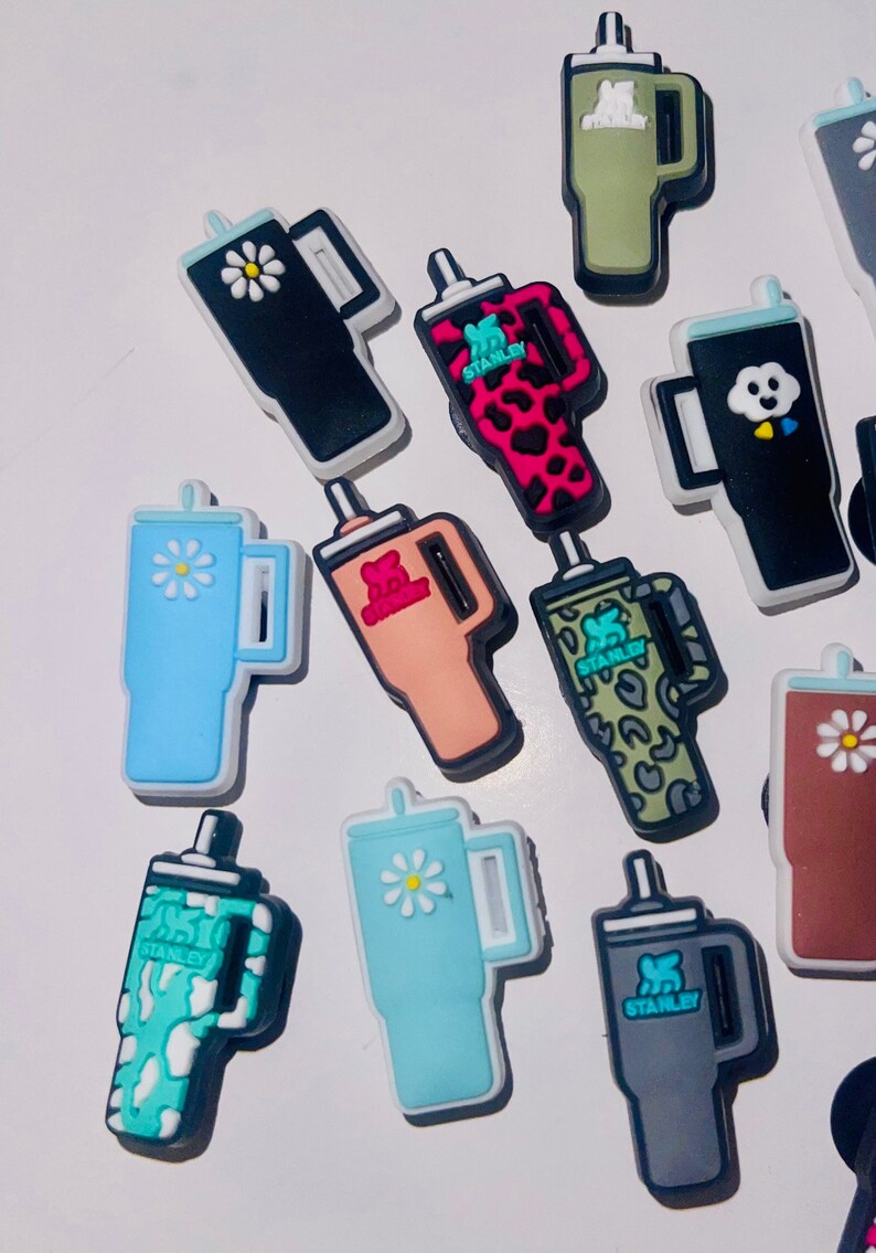 Trendy Water Cups Croc Charms - Etsy