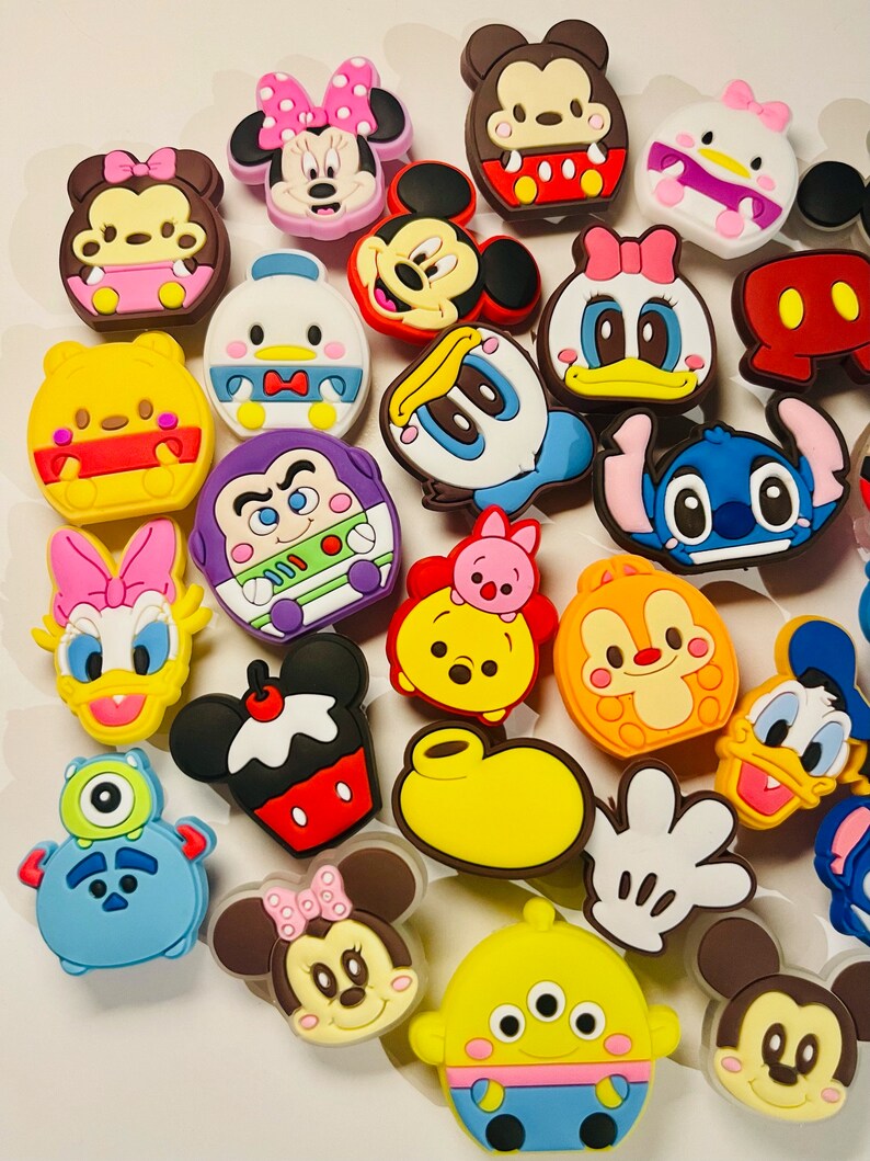 Cute Various Cartoon Characters Croc Charms Jibbitz for Kids & Adults ...