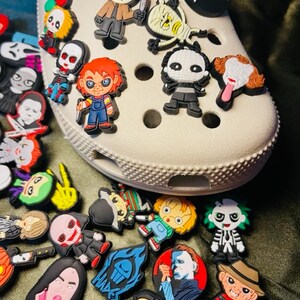 Horror Icons Halloween Croc Charms Horror Movie Croc Charms - Etsy