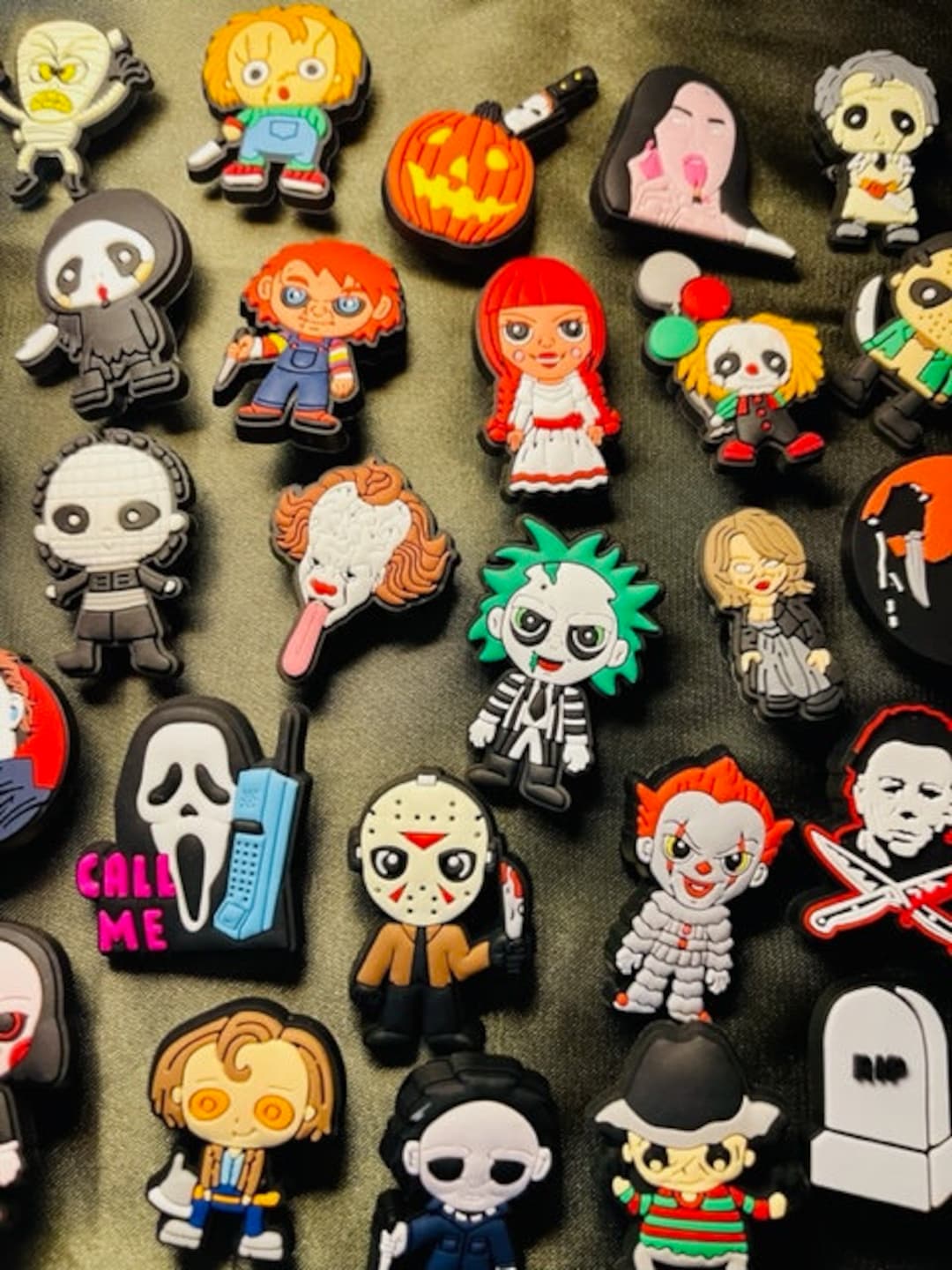 Horror Icons Halloween Croc Charms Horror Movie Croc Charms - Etsy