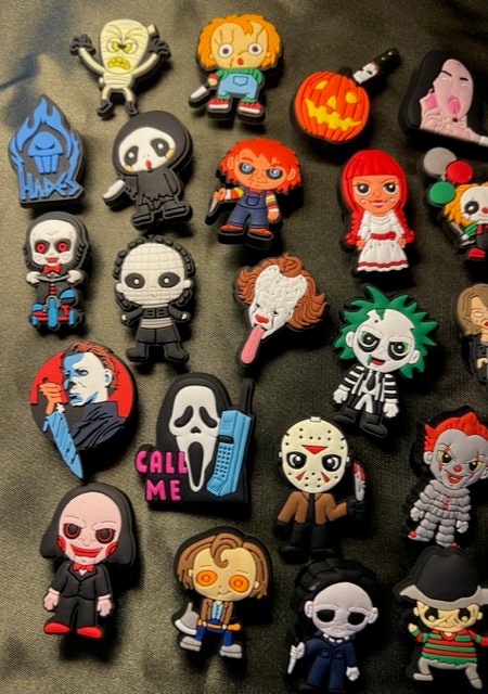Horror Icons Halloween Croc Charms Horror Movie Croc Charms - Etsy