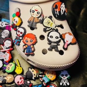 Horror Icons Halloween Croc Charms Horror Movie Croc Charms - Etsy