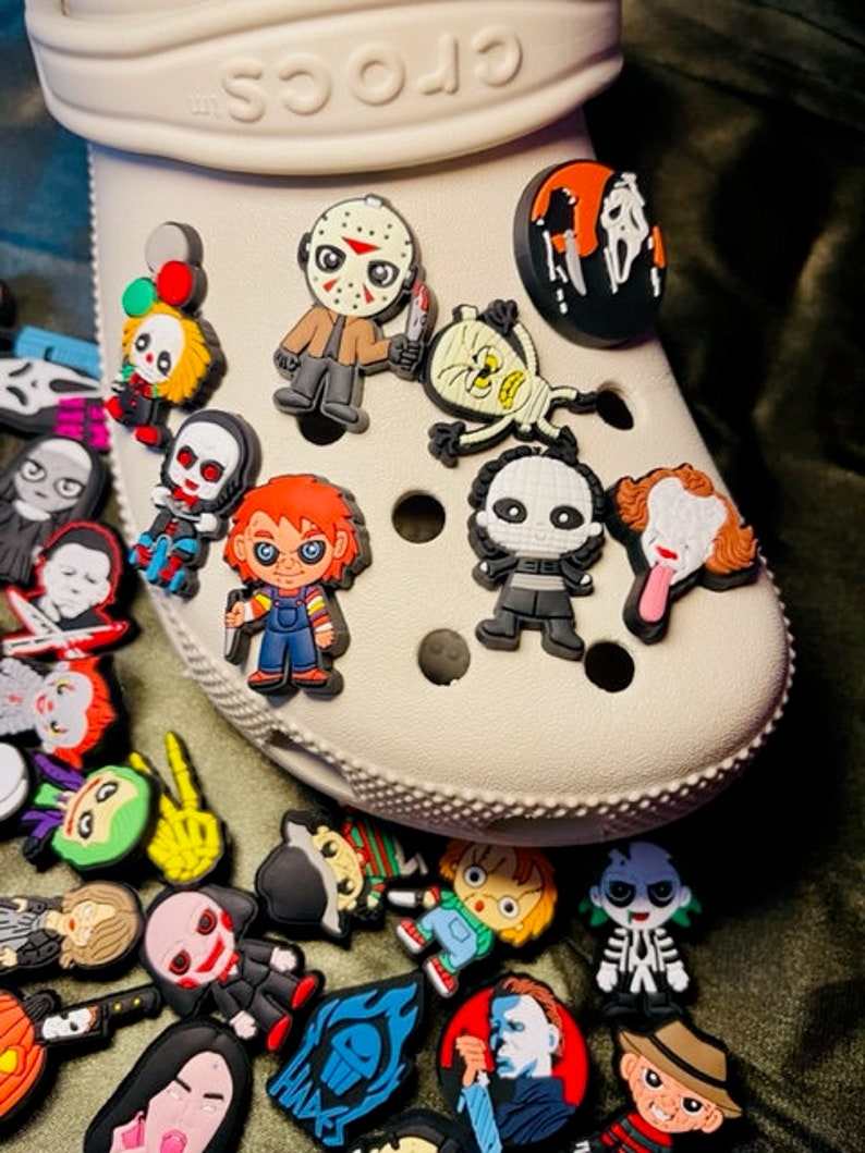 Horror Icons Halloween Croc Charms Horror Movie Croc Charms - Etsy