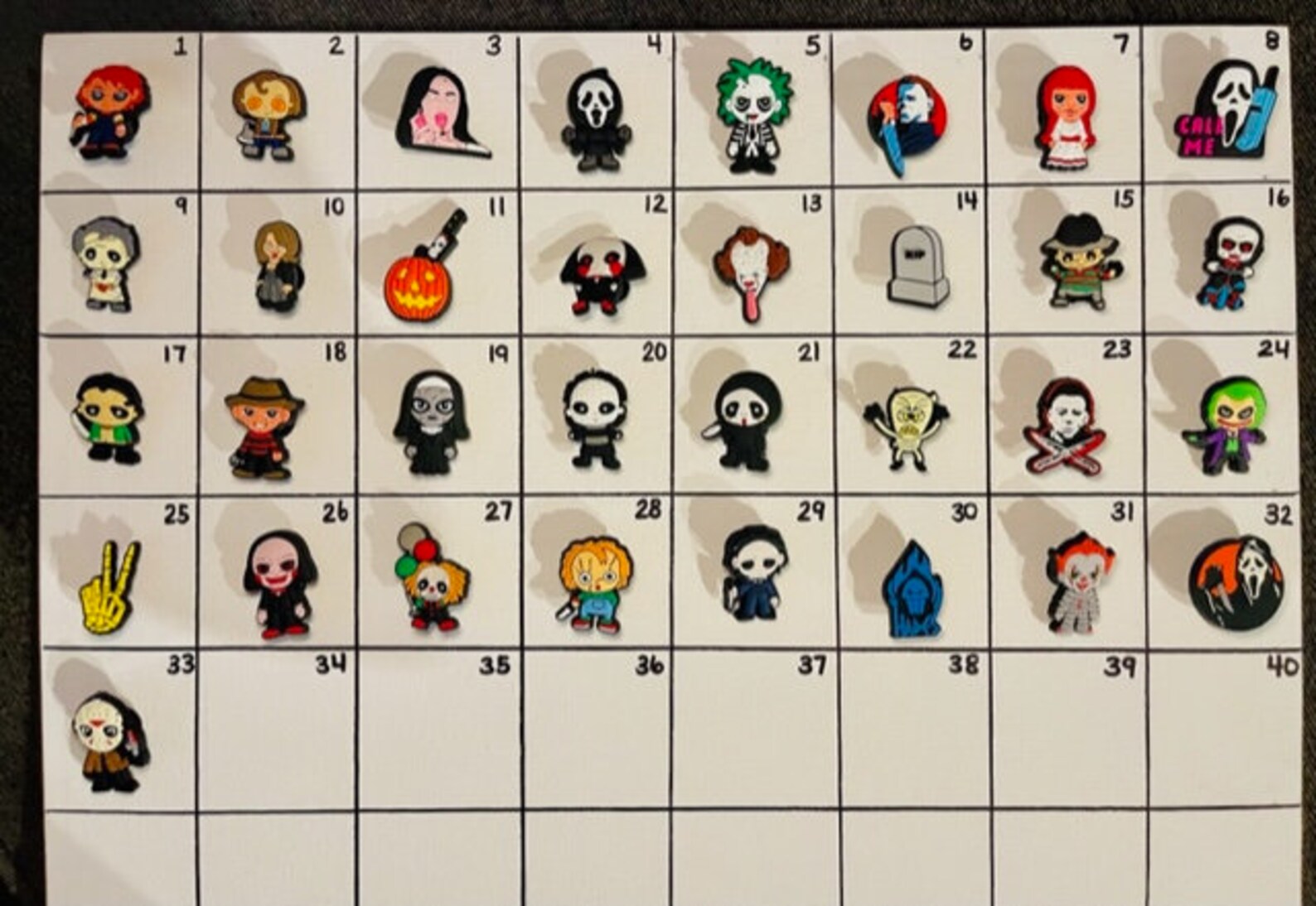 Horror Icons Halloween Croc Charms Horror Movie Croc Charms - Etsy