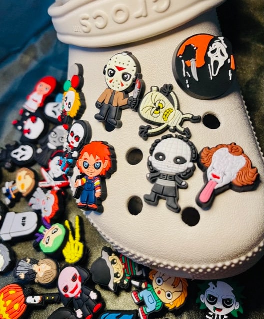 Horror Icons Halloween Croc Charms Horror Movie Croc Charms - Etsy