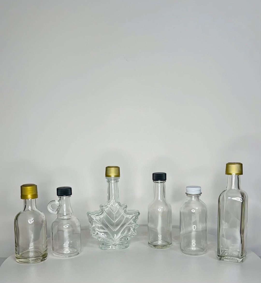 Small Sampler Glass Bottles- Individual - Etsy