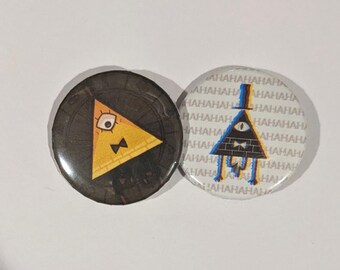 Gravity Falls Bill Cipher Epoxy Pin - Etsy
