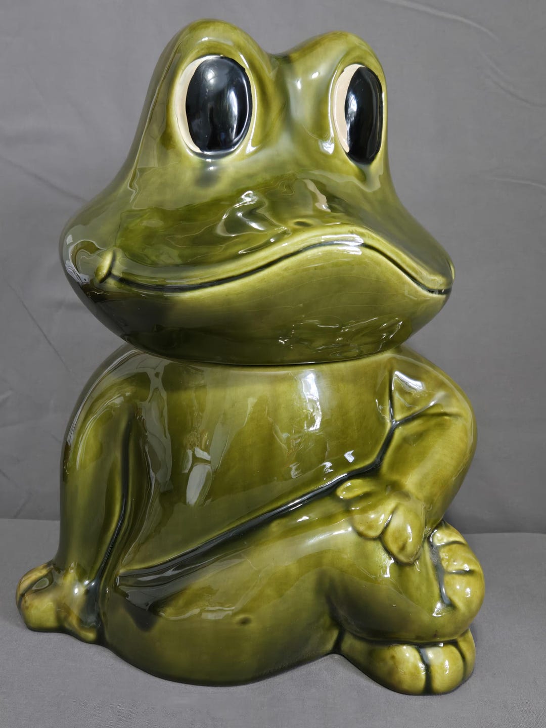 RARE Vintage Sears Neil the Frog Cookie Jar 906 USA Excellent Condition ...