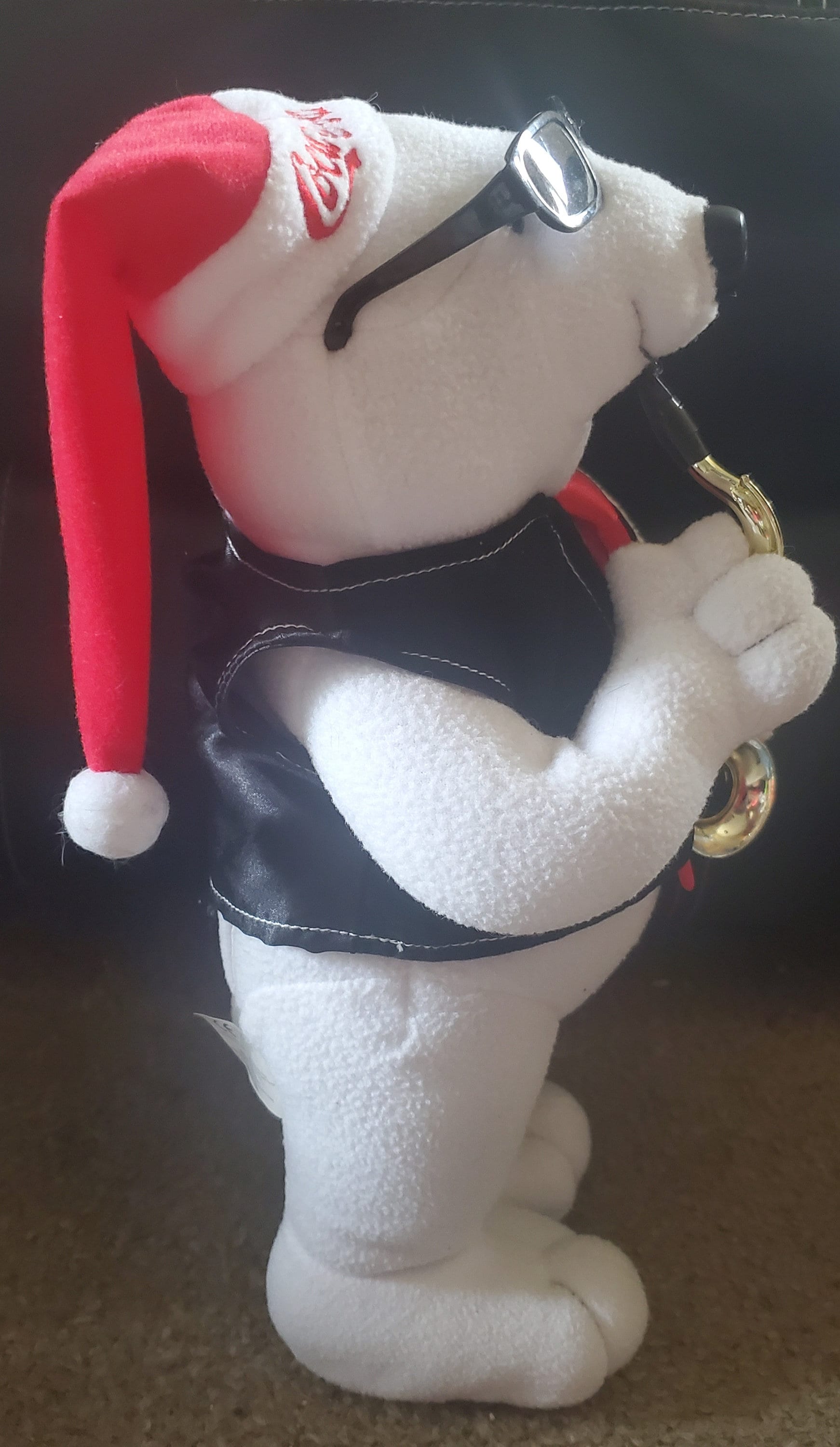 Vtg Coca-cola 16” Jazz Animated Dancing Polar Bear Sax Playing - Works ...