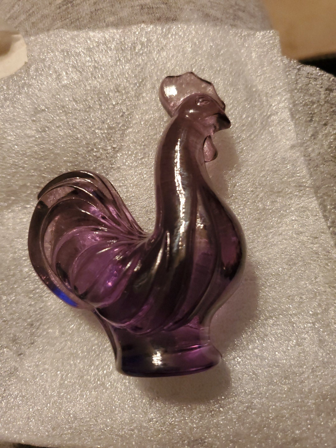 Vintage Fenton Rooster Figurine - Etsy