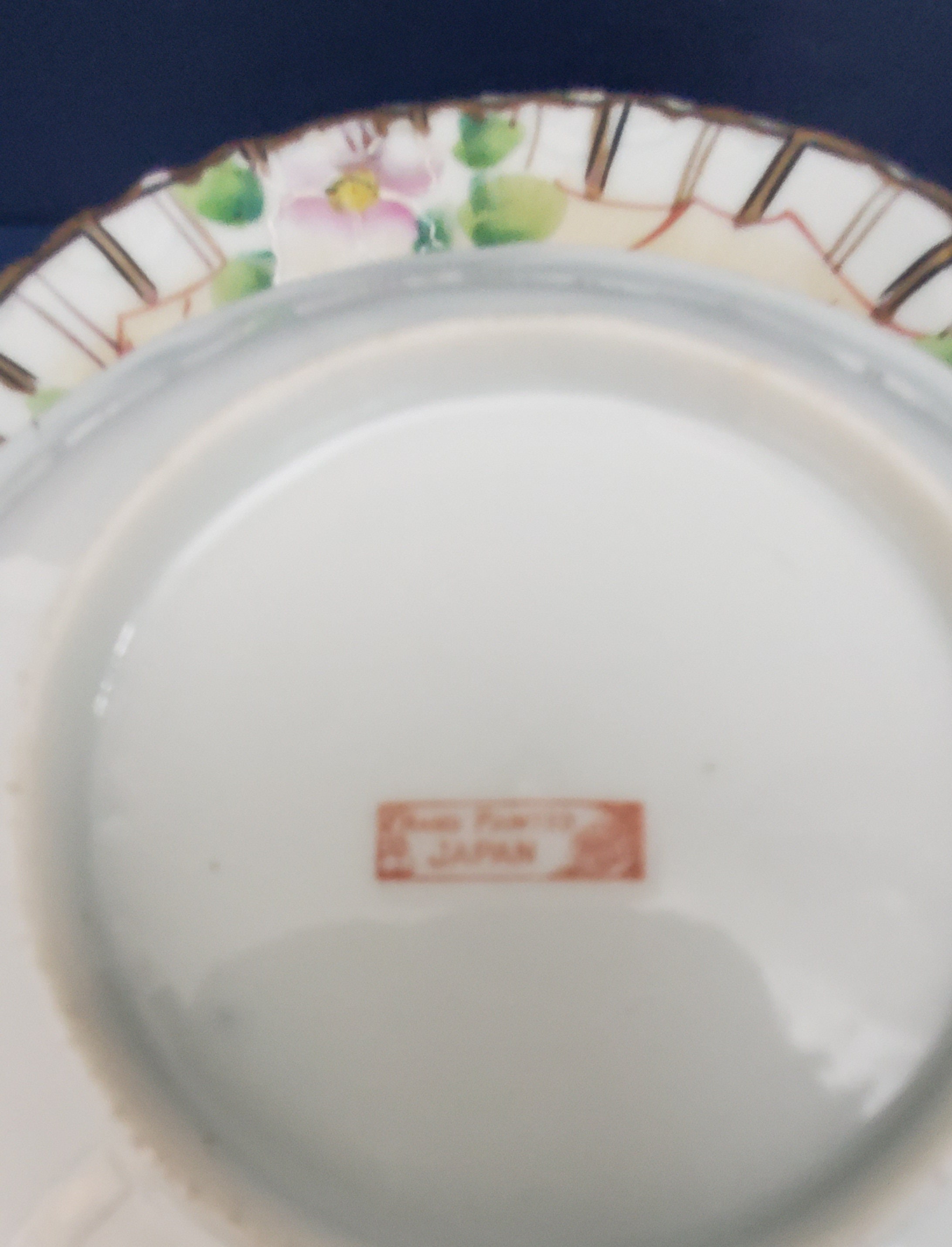 Antique Chocolate Tea Set Hand Painted in Japan Floral W/ 4 Cups ...