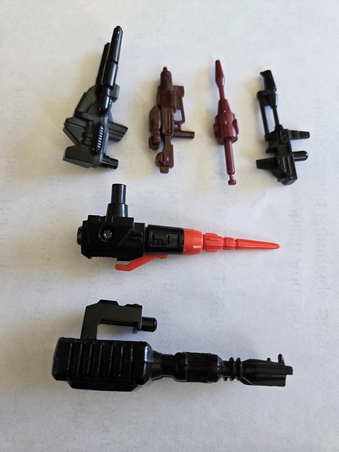 1980s TRANSFORMER G1 Lot of 6 Vintage Weapons Accessories - Etsy