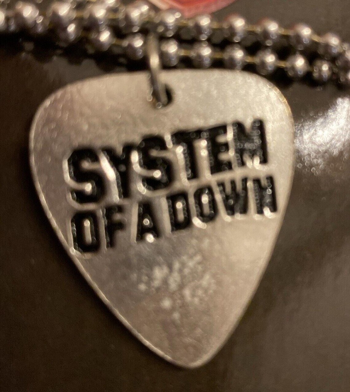 System of A Down Pendant Stainless Chain New/old GUITAR PICK Necklace ...
