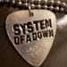 System of A Down Pendant Stainless Chain New/old GUITAR PICK Necklace ...