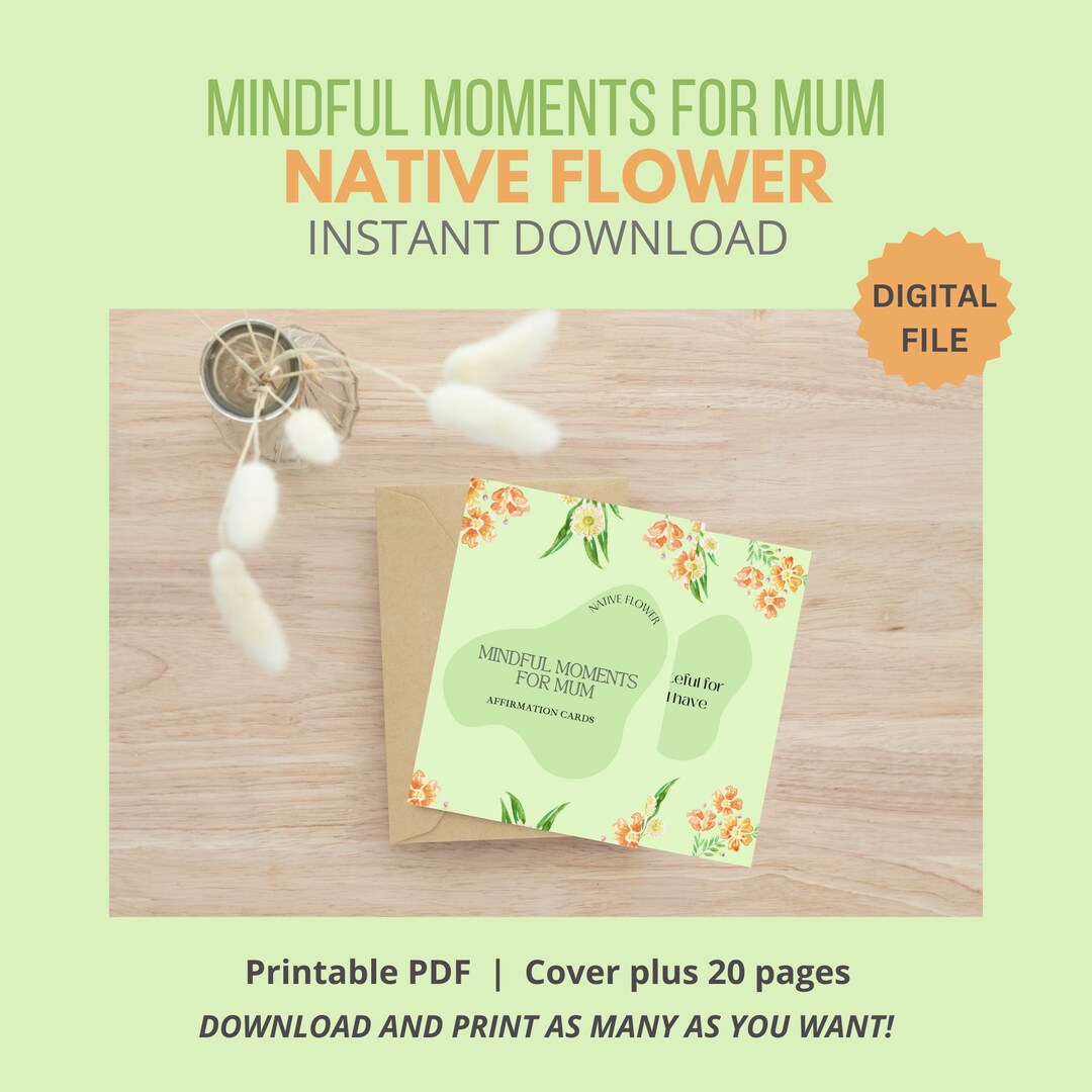 Mum Affirmation Cards New Mum Affirmation Cards Postpartum Affirmation ...