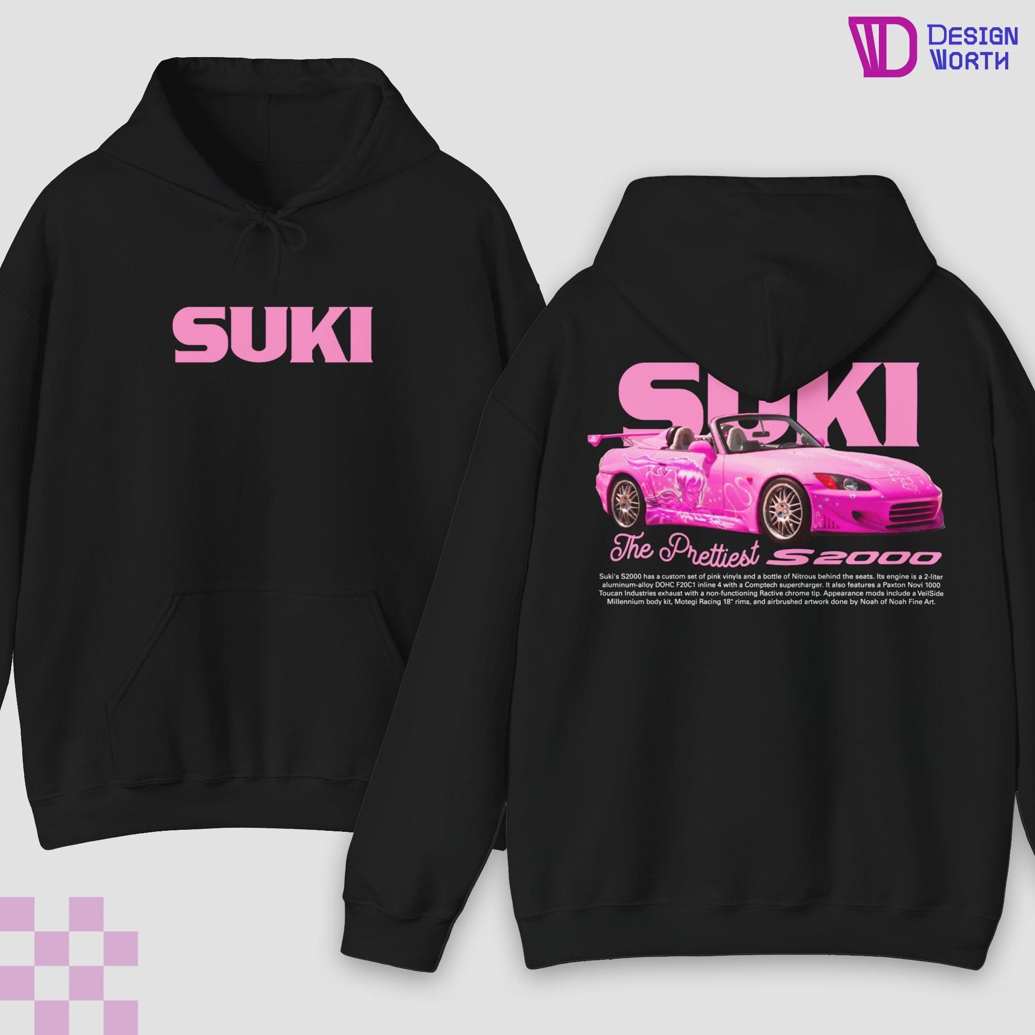 Suki S2000 Hoodie: Fast and Furious Car Girl Sweatshirt - Etsy