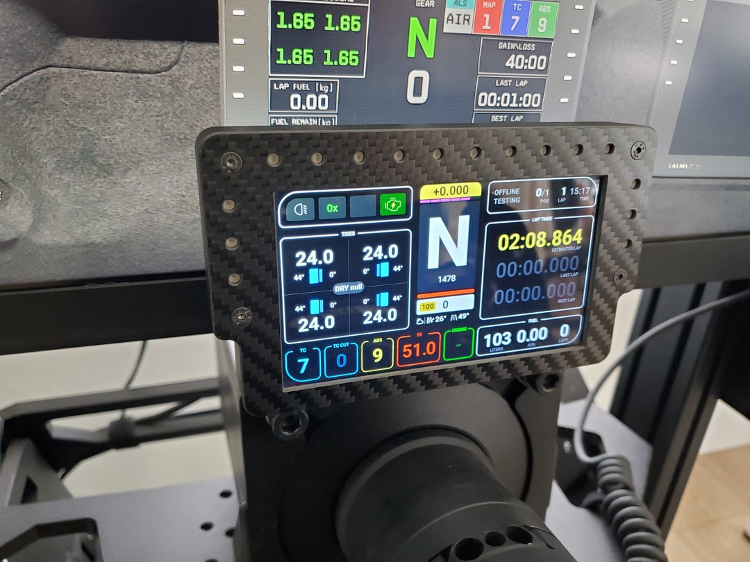 Sim Racing Dashboard Touchscreen Vocore 5 Inches - Etsy