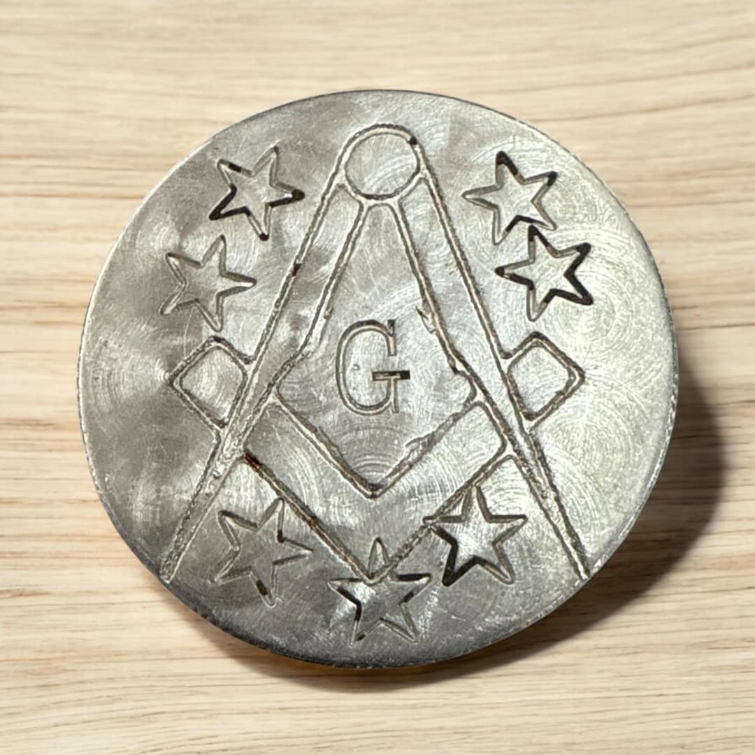 Vintage Masonic “round TUIT” Token – Freemason Motivational Coin ...