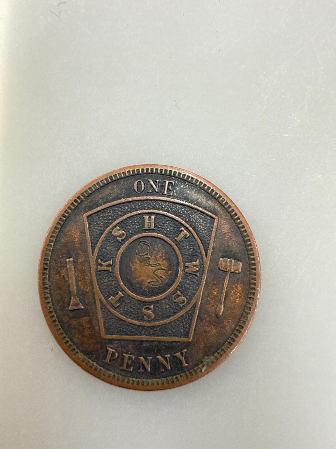 Vintage Estate Mason Masonic One Penny Token – Freemason Coin - Etsy