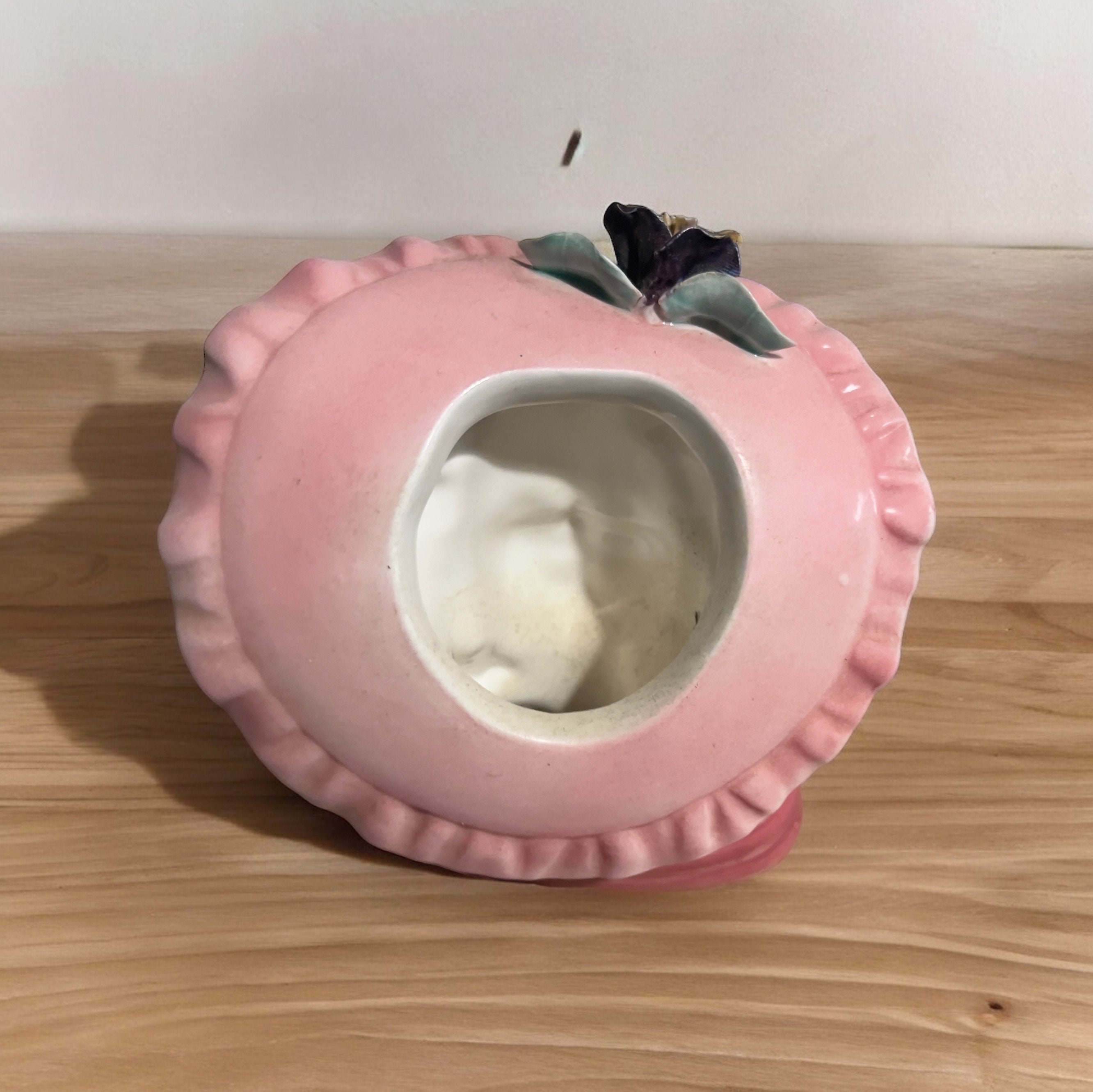 Vintage Scarlet Japan Lady Head Planter Vase Pink Dress, Yellow Rose on ...