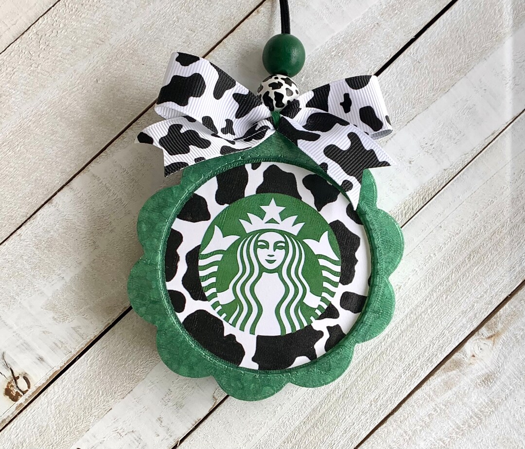 Starbucks Freshie Cow Print Aroma Car Air Freshener Aromie - Etsy