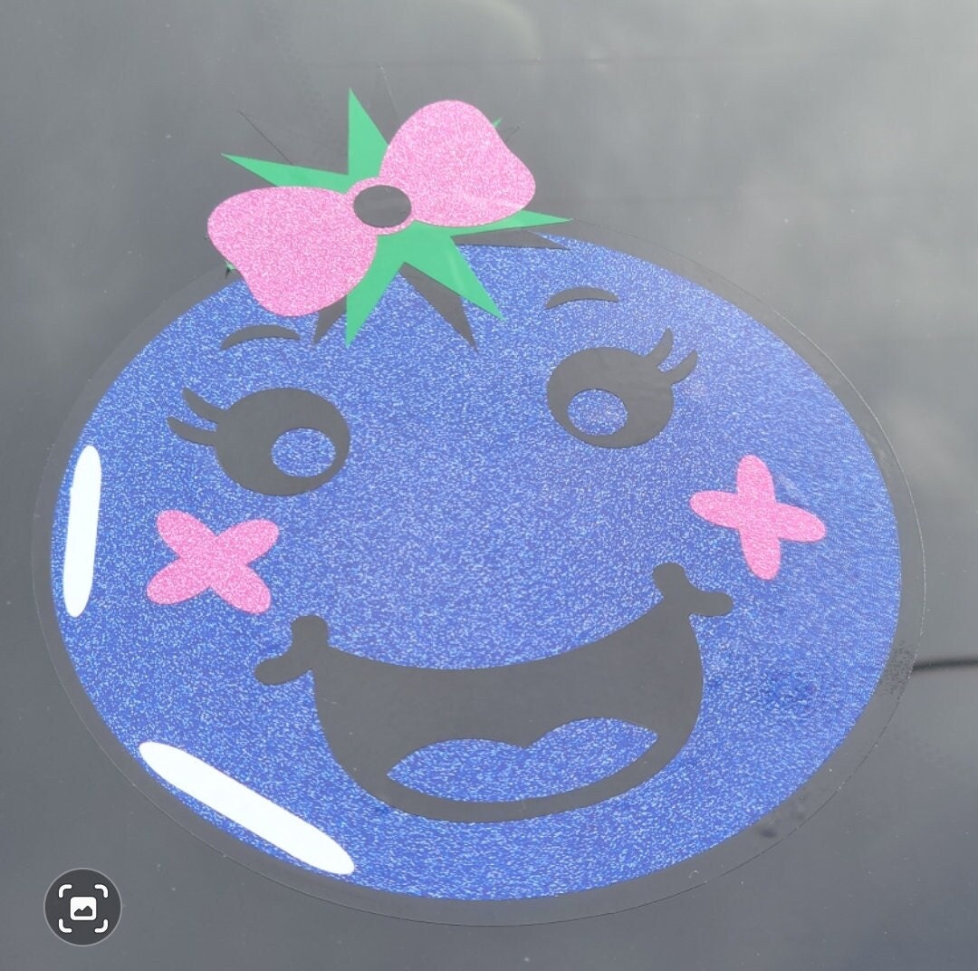 Blueberry Decal - Etsy