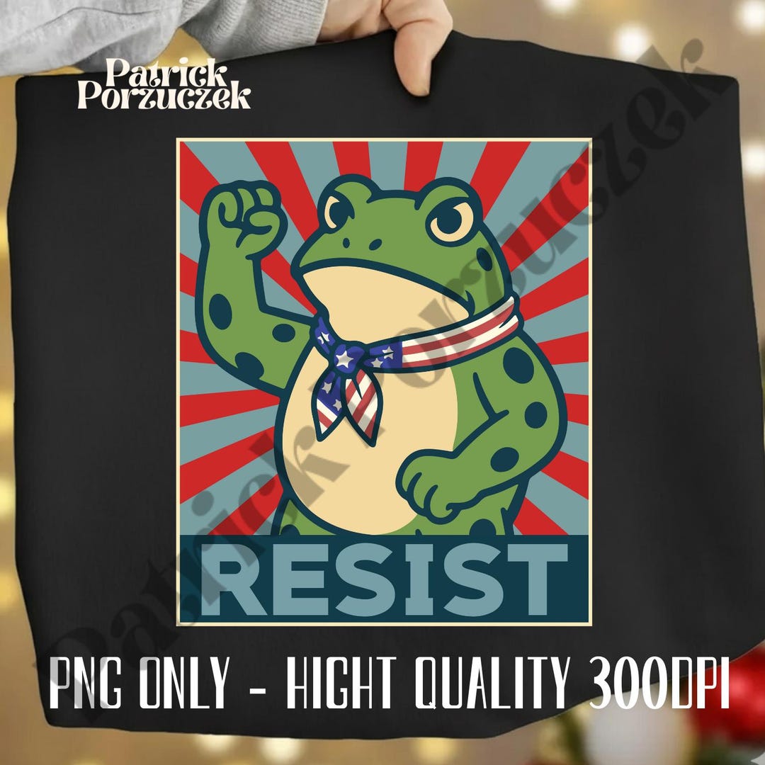 Portland Frog Protest File Digital Printable, Protest Png, Rage Against ...