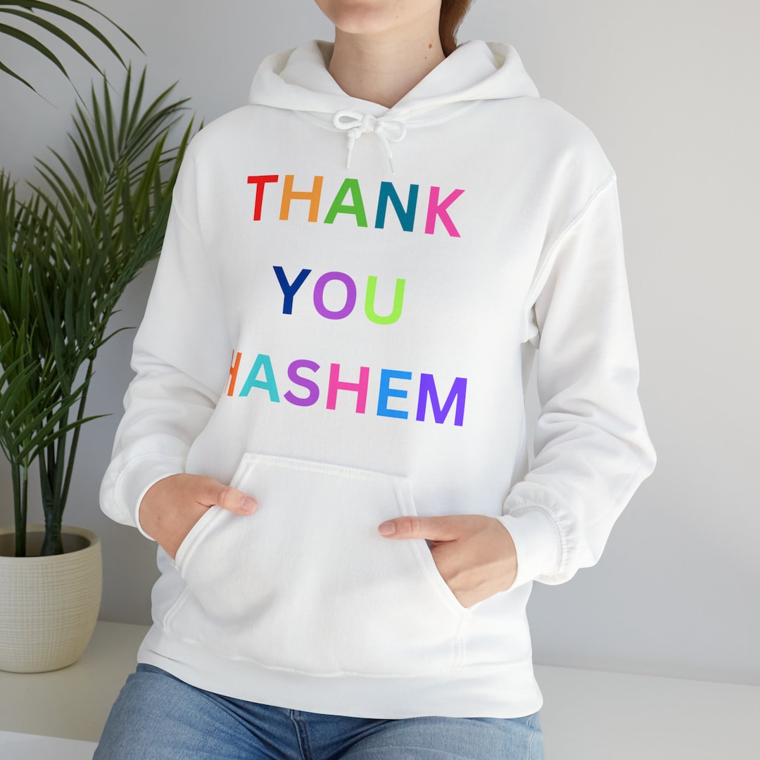 THANK YOU HASHEM Sweater - Etsy