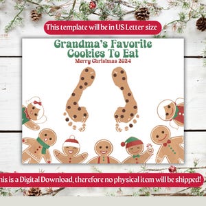Christmas Handprint Craft Grandma Christmas Handprint Art Craft for ...