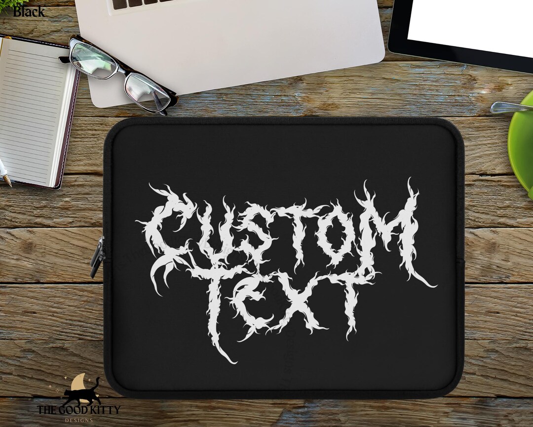 Custom Heavy Metal Laptop Sleeve Personalized Death Metal Laptop Case ...