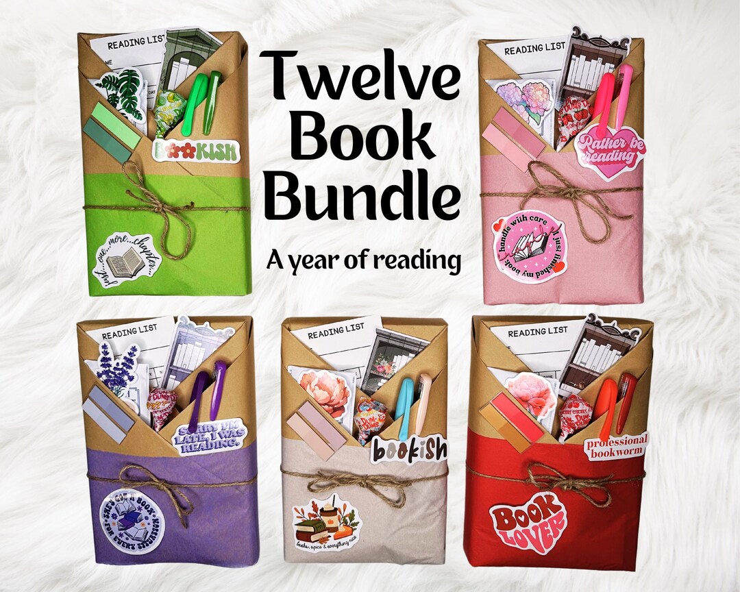 12 Book Blind Date With a Book Booktok Bookish Gifts Year of Reading ...