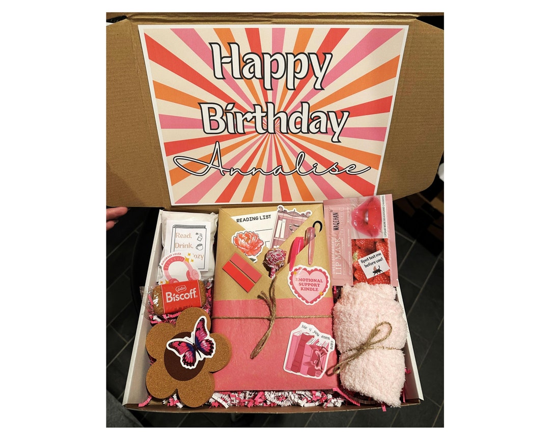 Birthday Blind Date With a Book Box Bookish Gifts Book Lover Gifts ...