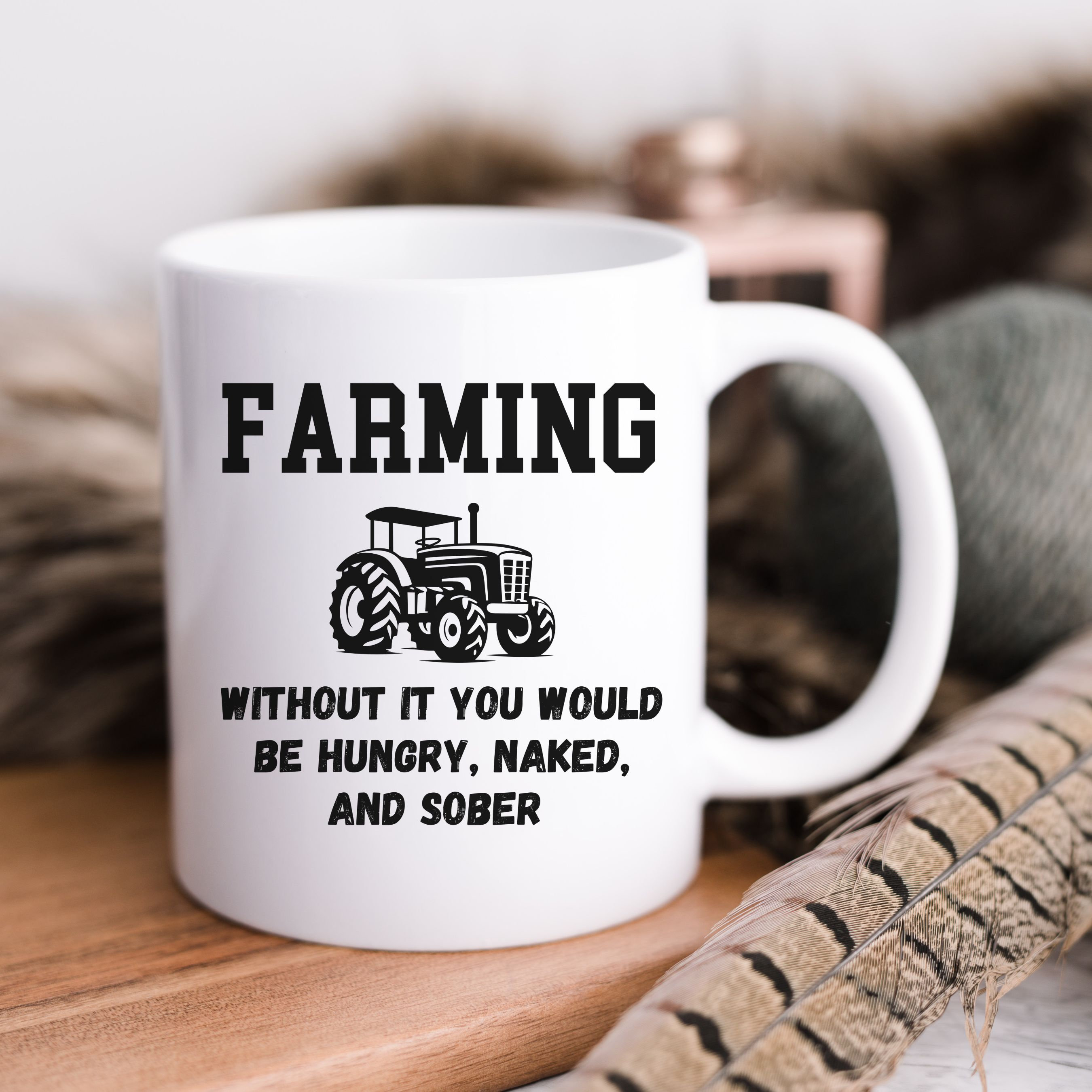 USA Tractor Farming Mug, Thank A Farmer Mug Gift for Farmer, Family ...