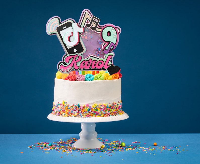 SVG Cut File Social Media Influencer Cake Topper | SVG for Content ...