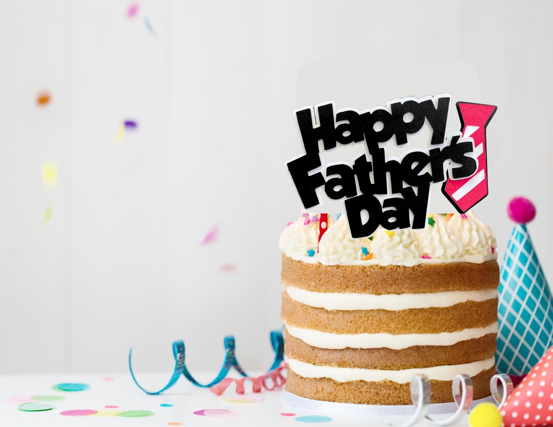 SVG Cut File Father's Day 3D Cake Topper – Perfect for Celebrating Dad ...