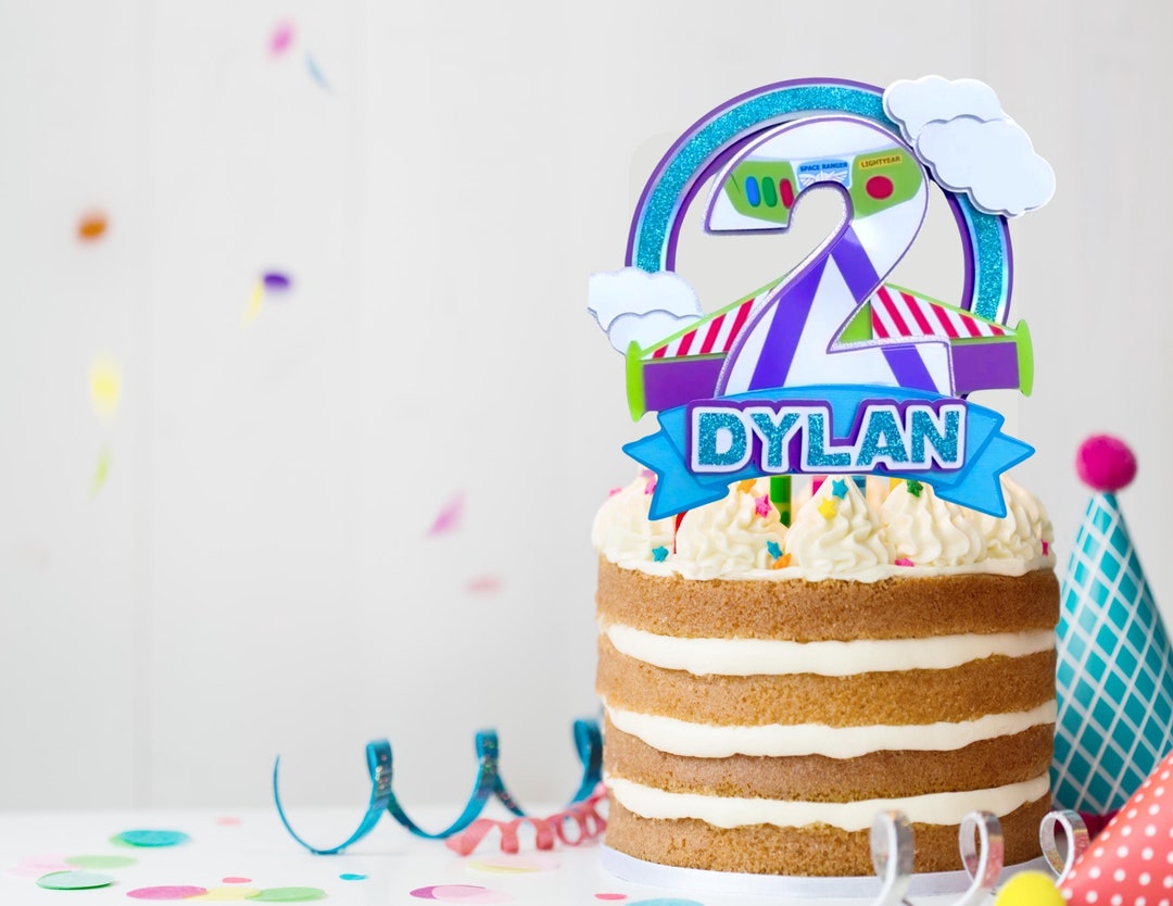 Number TWO Cake Topper Svg / Buzz Cake Topper Svg/ Buzz Birthday Party ...