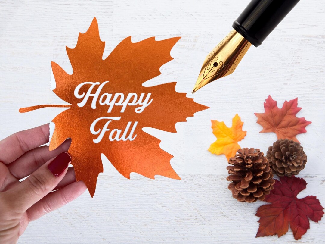 SVG Cut File 3D Fall Leaves Card - Perfect for Autumn Greetings ...