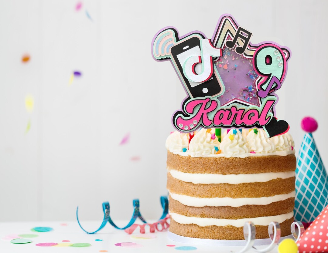 SVG Cut File Social Media Influencer Cake Topper | SVG for Content ...
