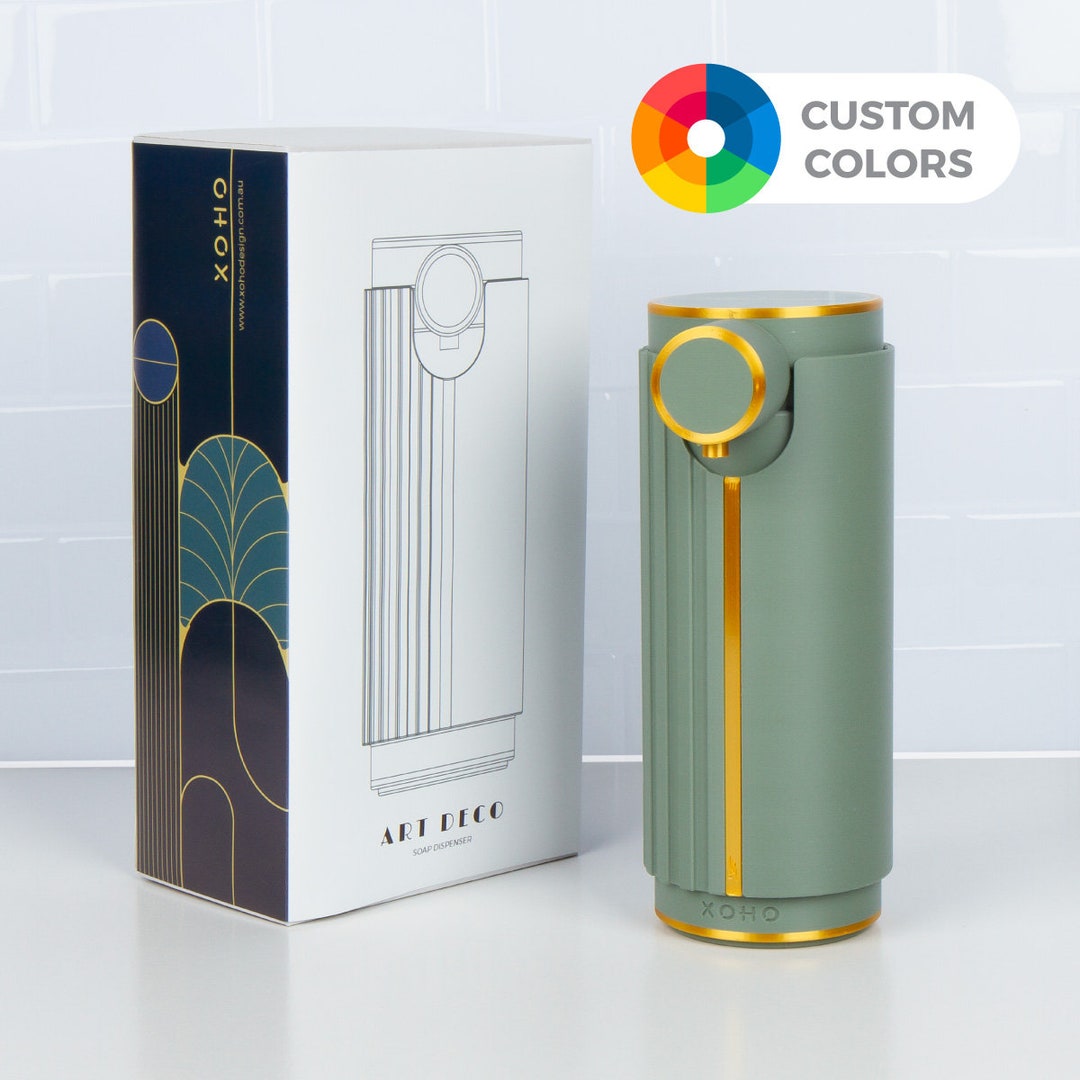 This 500ml Art Deco Shampoo Dispenser Will Elevate Your Bathroom Decor - Etsy UK