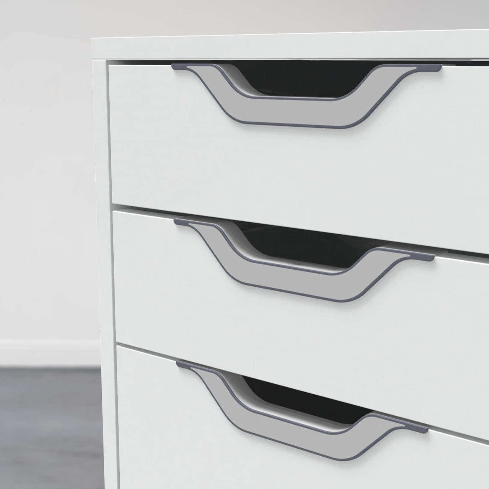 IKEA Alex Drawer Handle Insert: Silhouette Color Options - Etsy