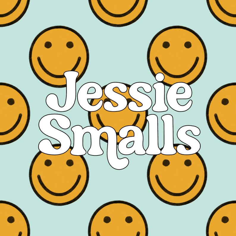 Smiley Face Seamless Pattern Sublimation Print - Etsy