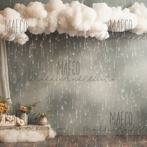 Rain Digital Backdrop, Rain Overlays, Weather Photography, Backdrop for ...