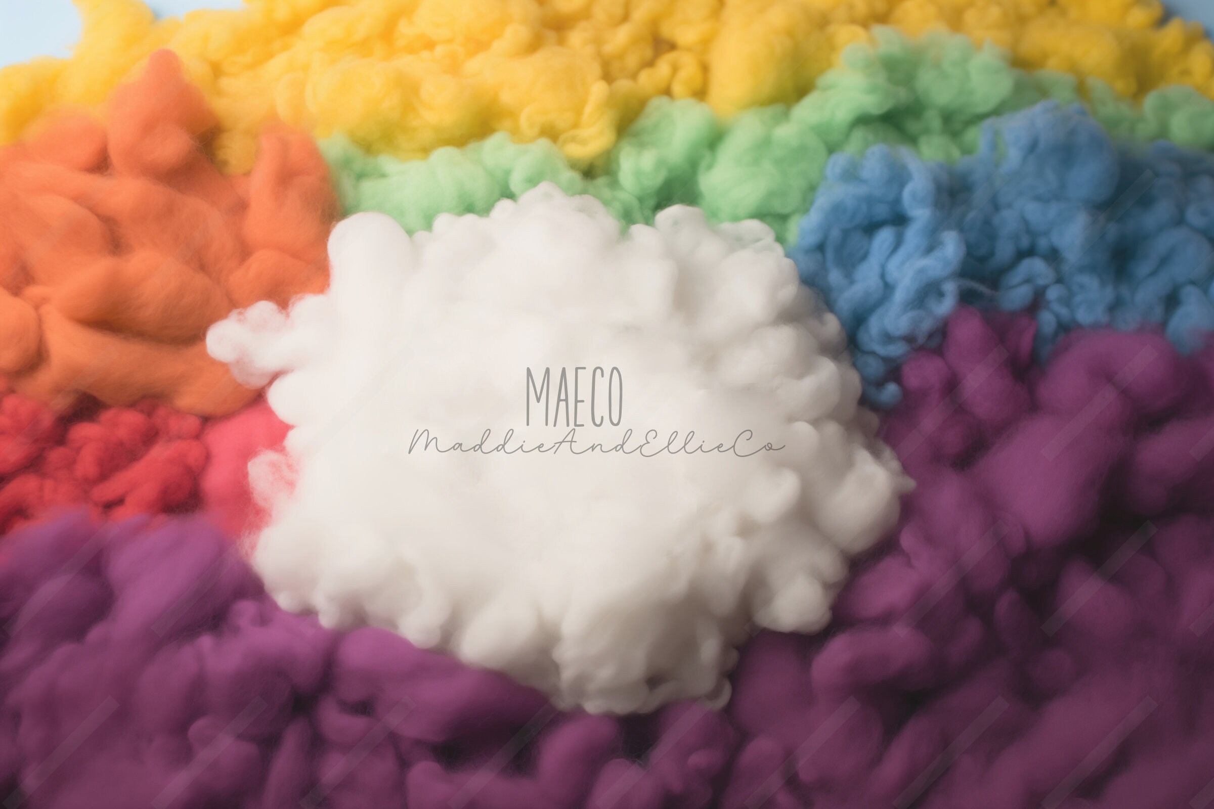 Rainbow Digital Backdrop for Newborn, Rainbow Baby, Digital Photography ...