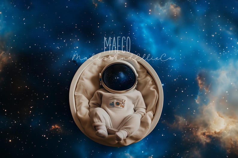 Outer Space Newborn Digital Backdrop: Photography Prop (digital ...