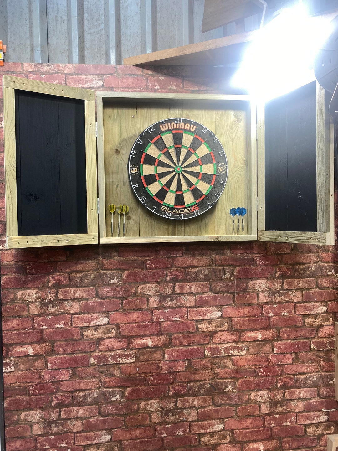 Handmade Dartboard Cabinet - Etsy UK